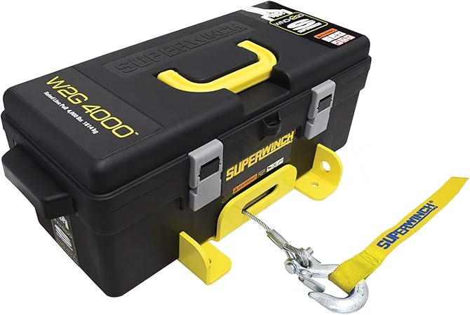 Superwinch 1140222 Winch 2 Go 12V 4000 Portable Winch System (4000lb ...