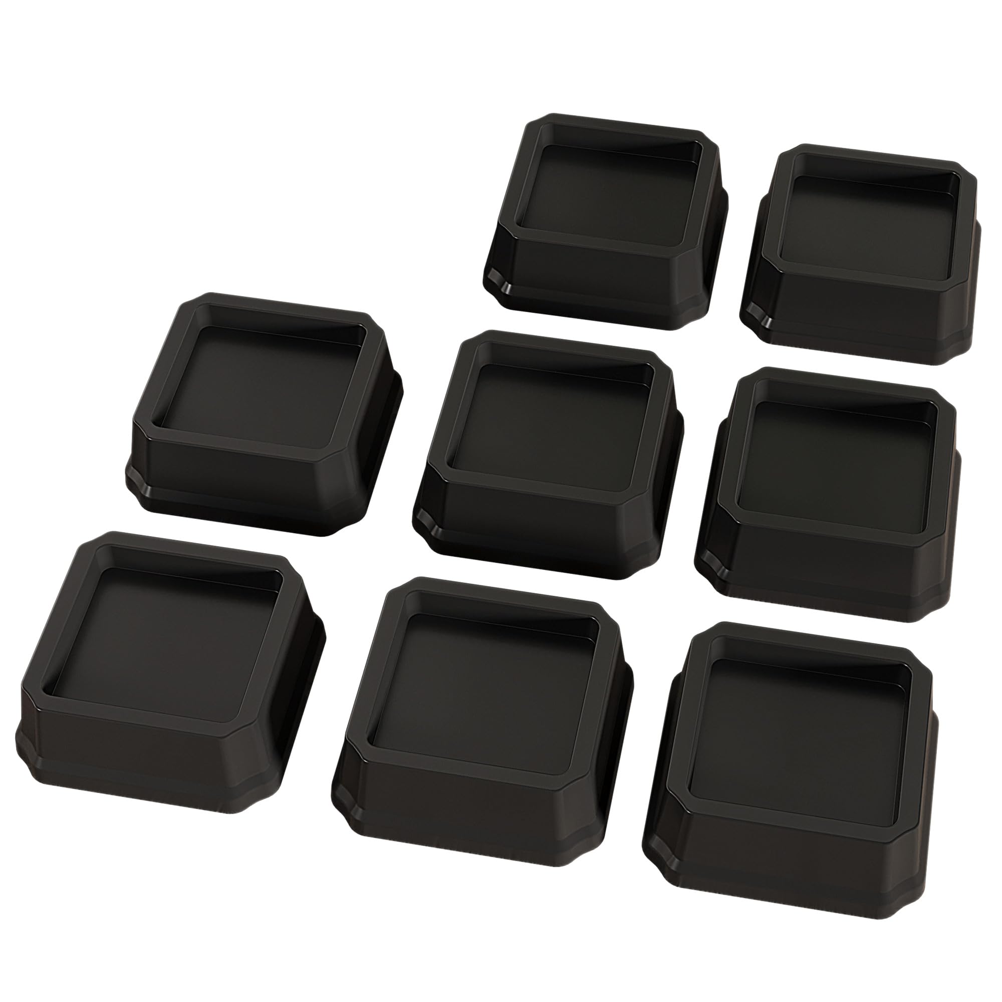 Ahasolid Bed Risers 1 Inch Heavy Duty, Furniture Risers for Bed Frame ...