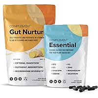 Amazon.com: Complement Essential Vegan Multivitamin and Gut Nurture ...