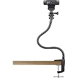 Amazon.com: 25 Inch Webcam Stand - Enhanced Desk Jaw Clamp with ...