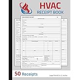 HVAC Receipt Book: HVAC Service Work Order Form | HVAC Invoice Forms ...