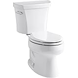KOHLER K-3551-0 Archer Comfort Height Two-Piece Elongated 1.28 GPF ...