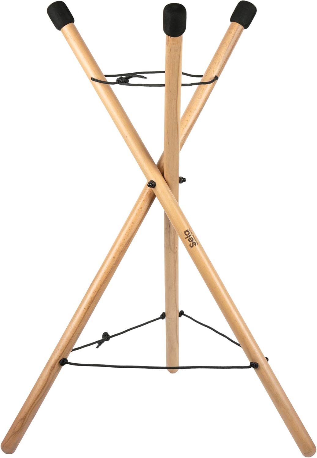 SELA Sela SE 198 Handpan Stand, foldable, height adjustable, beech wood ...