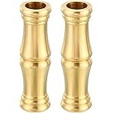 PATIKIL Lamp Solid Brass Neck, 2 Pcs M10 Fine Threaded Turned Solid ...