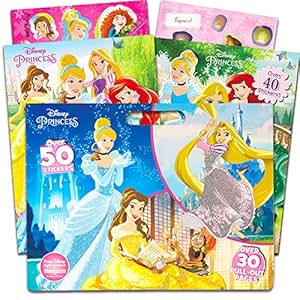 Amazon.com: Disney Princess Coloring Book Super Set -- 3 Disney ...
