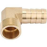 Amazon.com: Pipe Barb Swivel Elbow Plumbing Connection Crimp Fittings, 90 Degree Elbow G3/4 ...