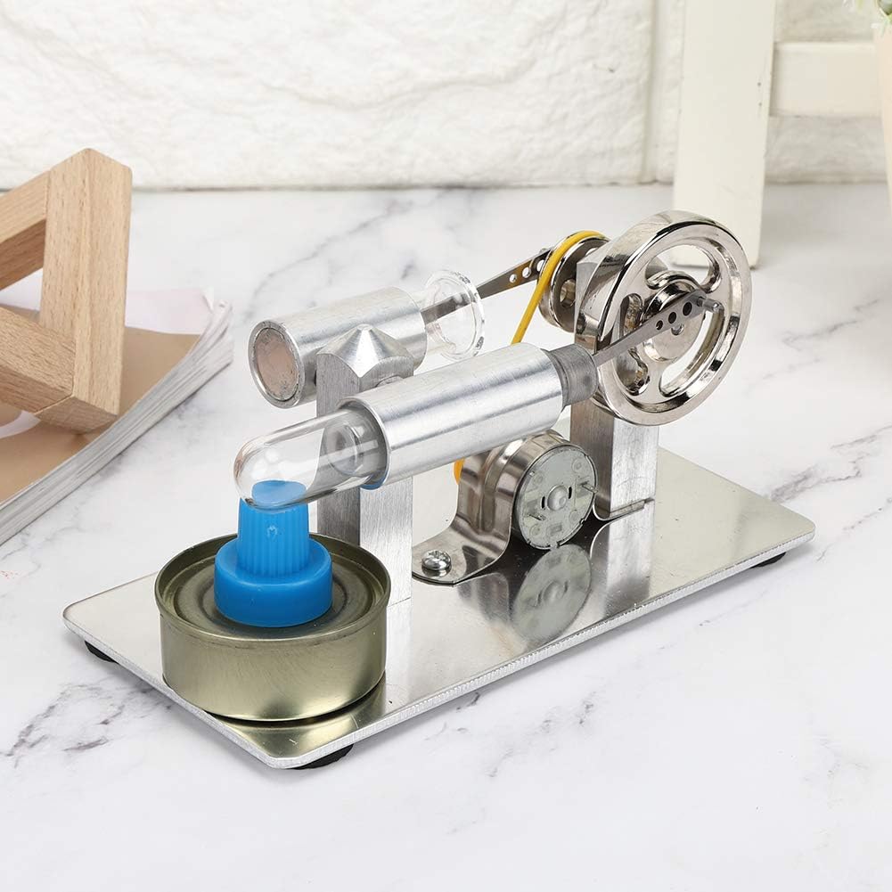 Atyhao Stirling Engine, Mini Steam Engine Model Bulb External ...