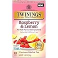 Amazon.com : Twinings Raspberry & Lemon Herbal Tea Individually Wrapped ...