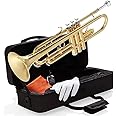Amazon.com: Mendini By Cecilio Bb Trumpet - Trumpets for Beginner or ...