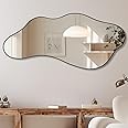 Amazon.com: DAOYIJIAJU Irregular Wall Mirror, Large Asymmetrical ...