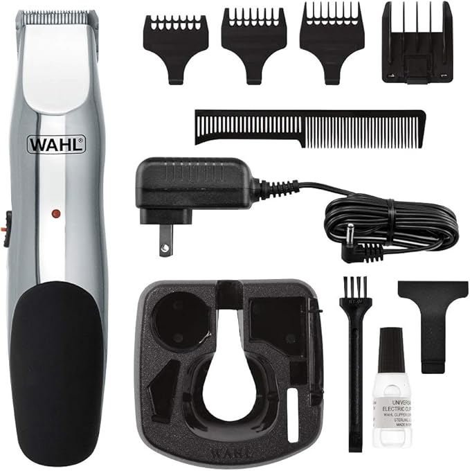 Wahl Clipper Groomsman Trimmer for Men, for Beard, Mustache, Stubble, Rechargeable men's ...