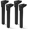 Amazon.com: O.HSNYIU 4 Pcs Folding Table Legs Heavy Duty, 6", 8", 10 ...