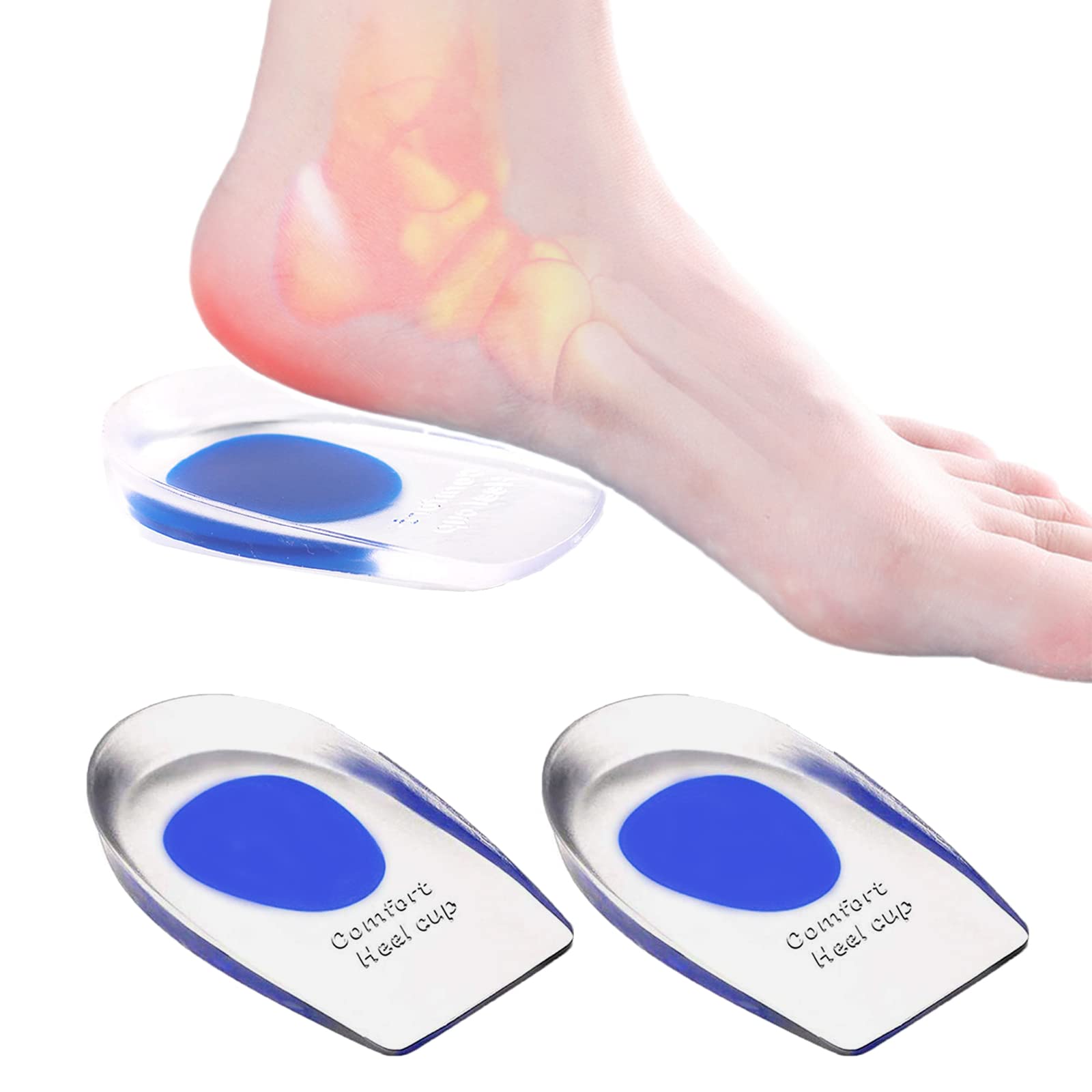 Mua Heel Cushion, Insole, Heel, Insole, Gel Silicone, Shock-Absorption ...