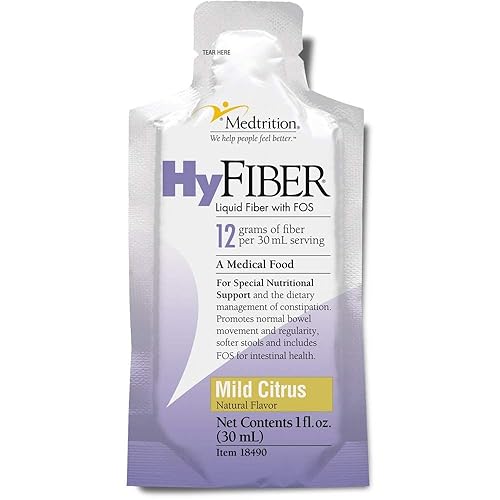 Medtrition HyFiber Daily Liquid Fiber for Regularity and Soft Stools ...