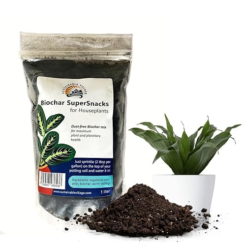 Biochar SuperSnacks for Houseplants | Plant Potting Mix | Soil Enhancer ...