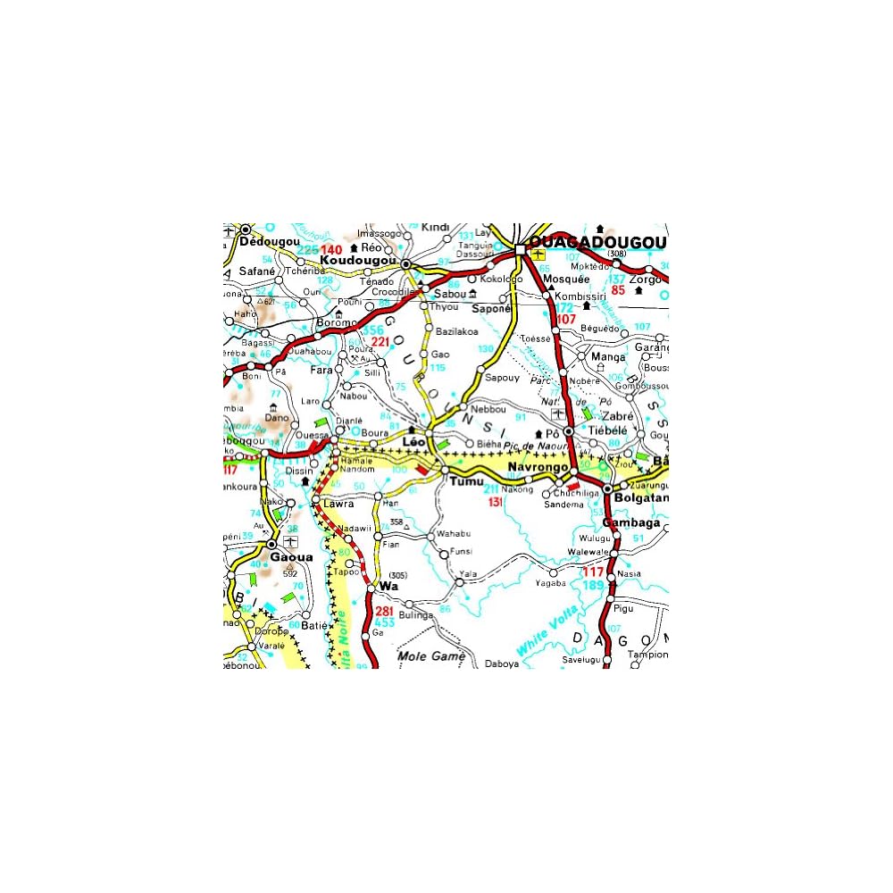 Buy Michelin Africa North and West Map 741: Road and Tourist Map ...