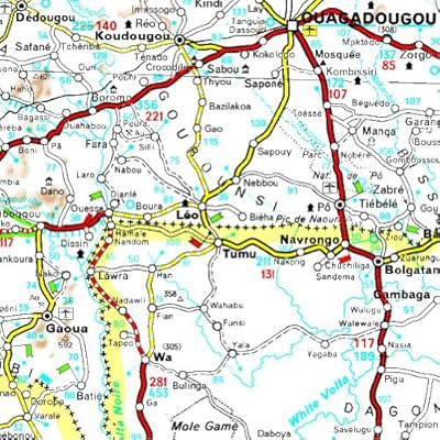 Buy Michelin Africa North and West Map 741: Road and Tourist Map ...