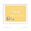 Andaz Press Yellow Gray Gender Neutral Elephant Baby Shower Collection ...