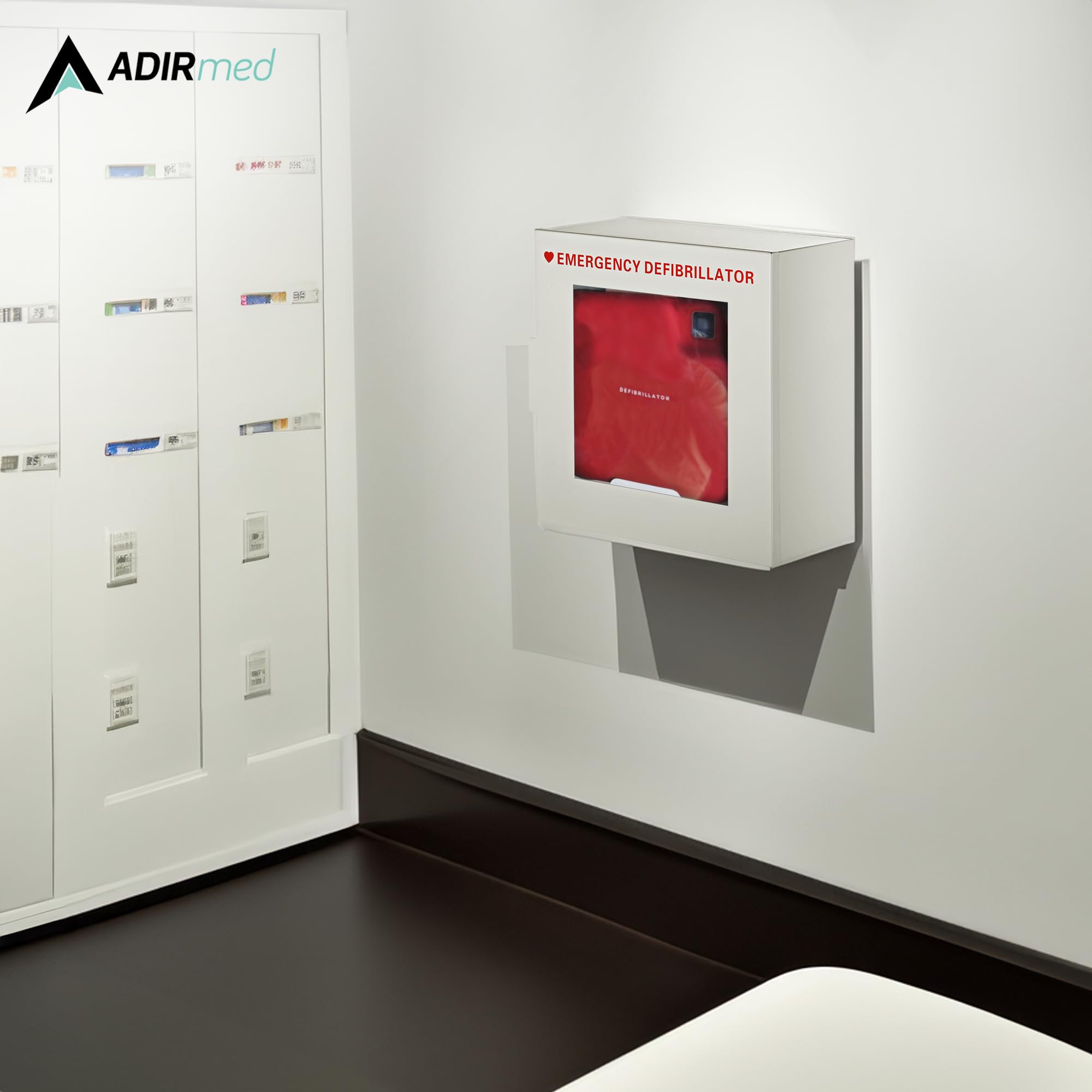 Mua AdirMed AED Cabinet, Non Alarmed AED Defibrillator Wall Mounted ...