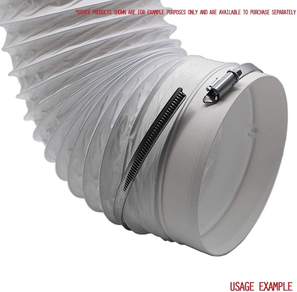 Kair Metal Hose Clip 100mm – 4 inch Pack of 2 Ducting Clips for ...