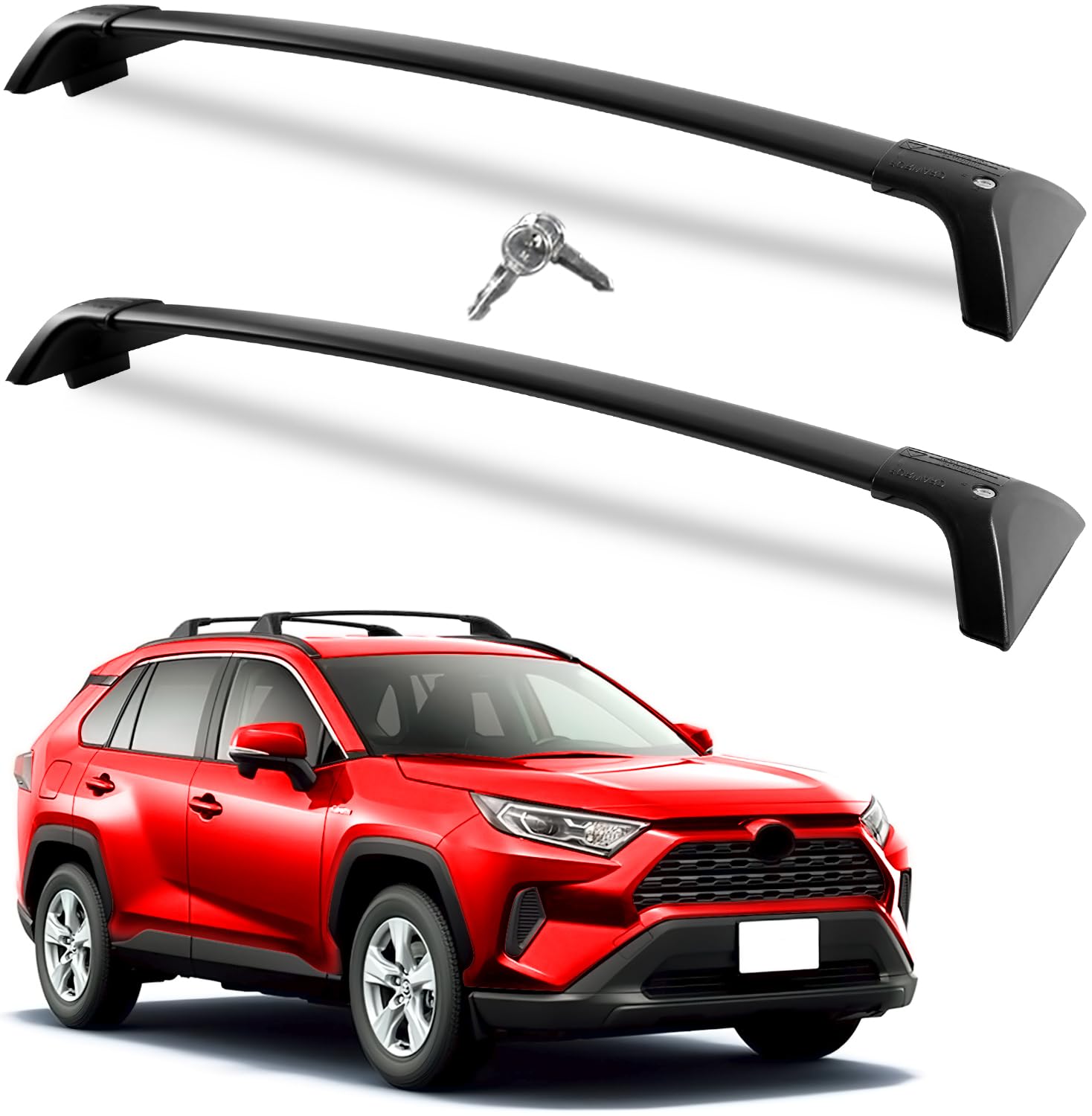 Mua Wonderdriver Lockable Roof Rack Cross Bars 260lbs Compatible with ...