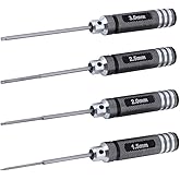 Neewer Lightweight Titanium Nitride Coating Hex Driver Wrench 4 Piece Set, Hex Screw driver ...