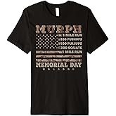 Amazon.com: Murph 2021 Workout Challenge American Memorial Day Murph T ...