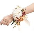 Amazon.com: Ling's Moment 2pcs Prom Wrist/Shoulder Corsage Artificial ...