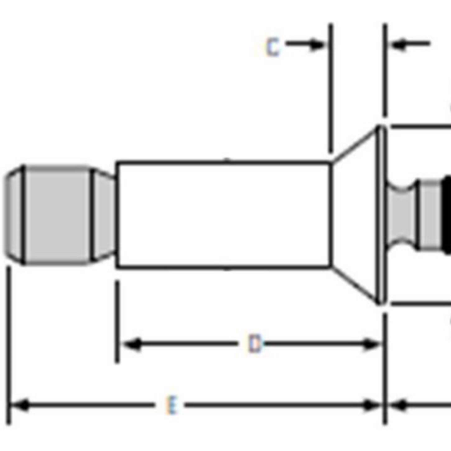 Huck Magna-Lok Blind Rivets .250 Inch , 100 Deg Flush HD MGL100-B8-8 ...