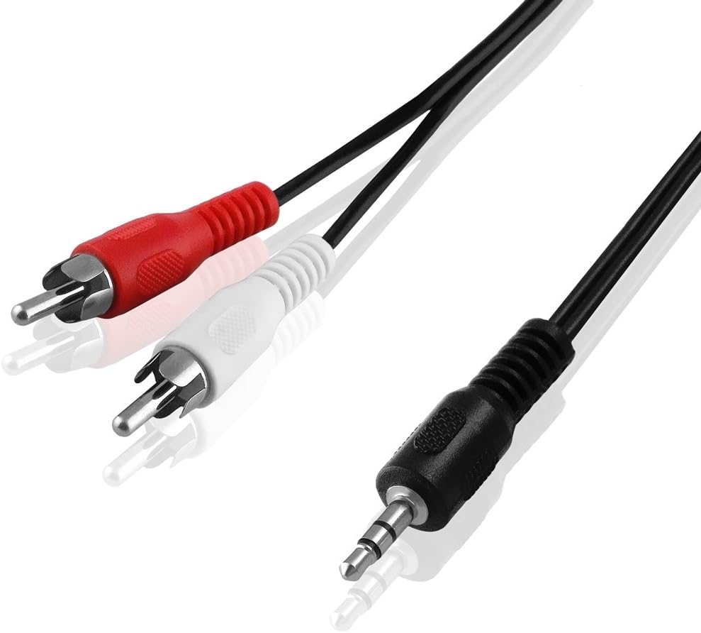 BestPlug Audio Adapter 50cm - 2x L-R Cinch Stecker auf: Amazon.de ...