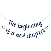 Amazon.com: The Beginning of A New Chapter banner, Farewell Party ...