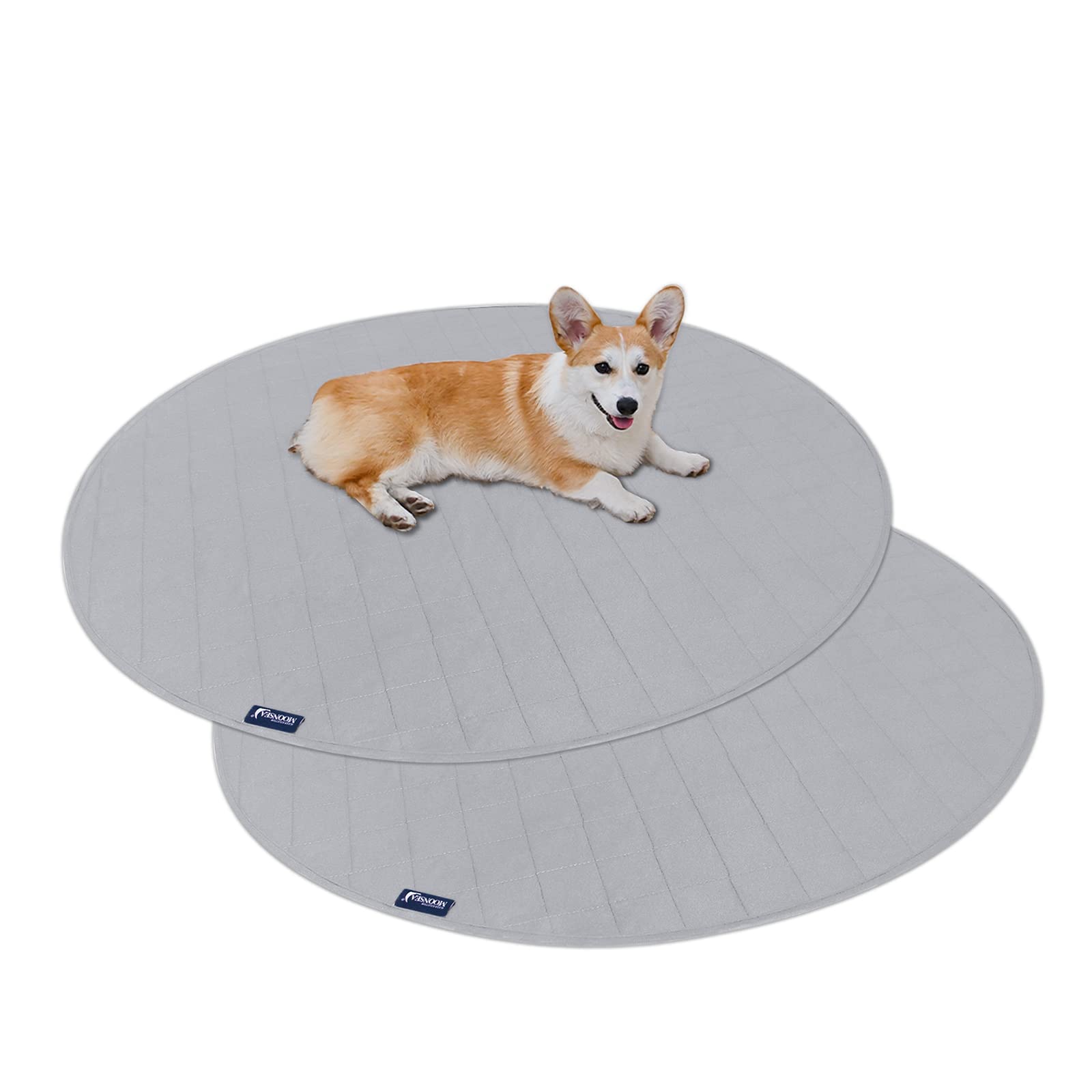 Washable Pee Pads for Dogs 2 Pack, Waterproof Dog Whelping Pads ...