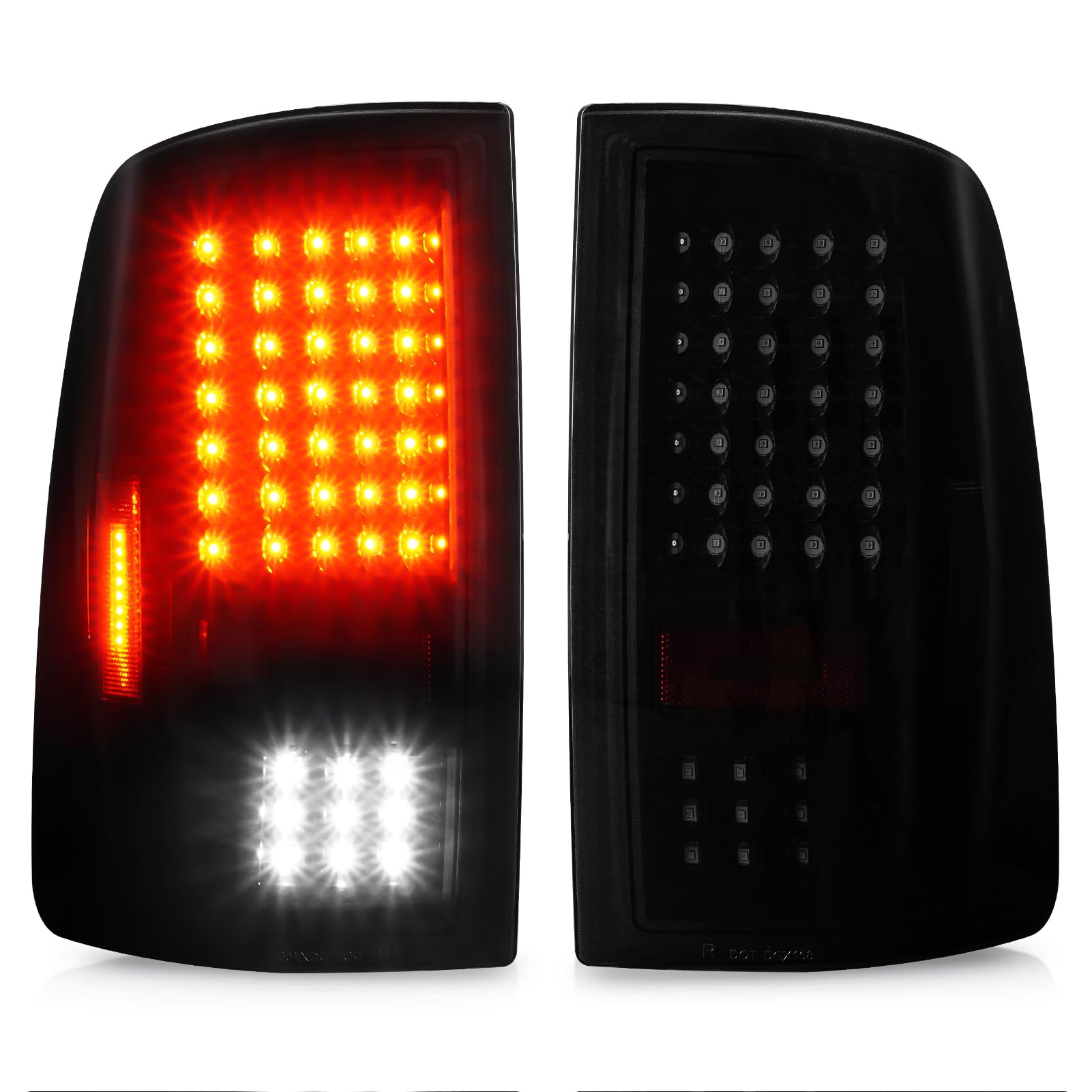 Tail Light + 3rd Brake Cargo Lamp for Dodge Ram 1500 2009-2010, Ram ...