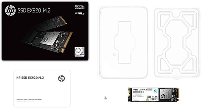 Amazon.com: HP EX920 M.2 512GB PCIe 3.0 x4 NVMe 3D TLC NAND Internal ...