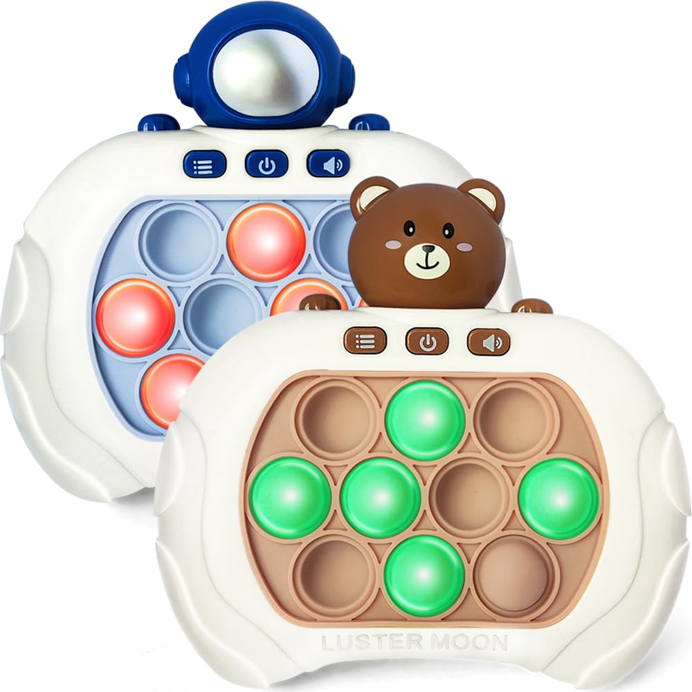 Mua 2 Pieces Fidget Game Toys, Quick Push Game, Bubble Stress Light Up ...