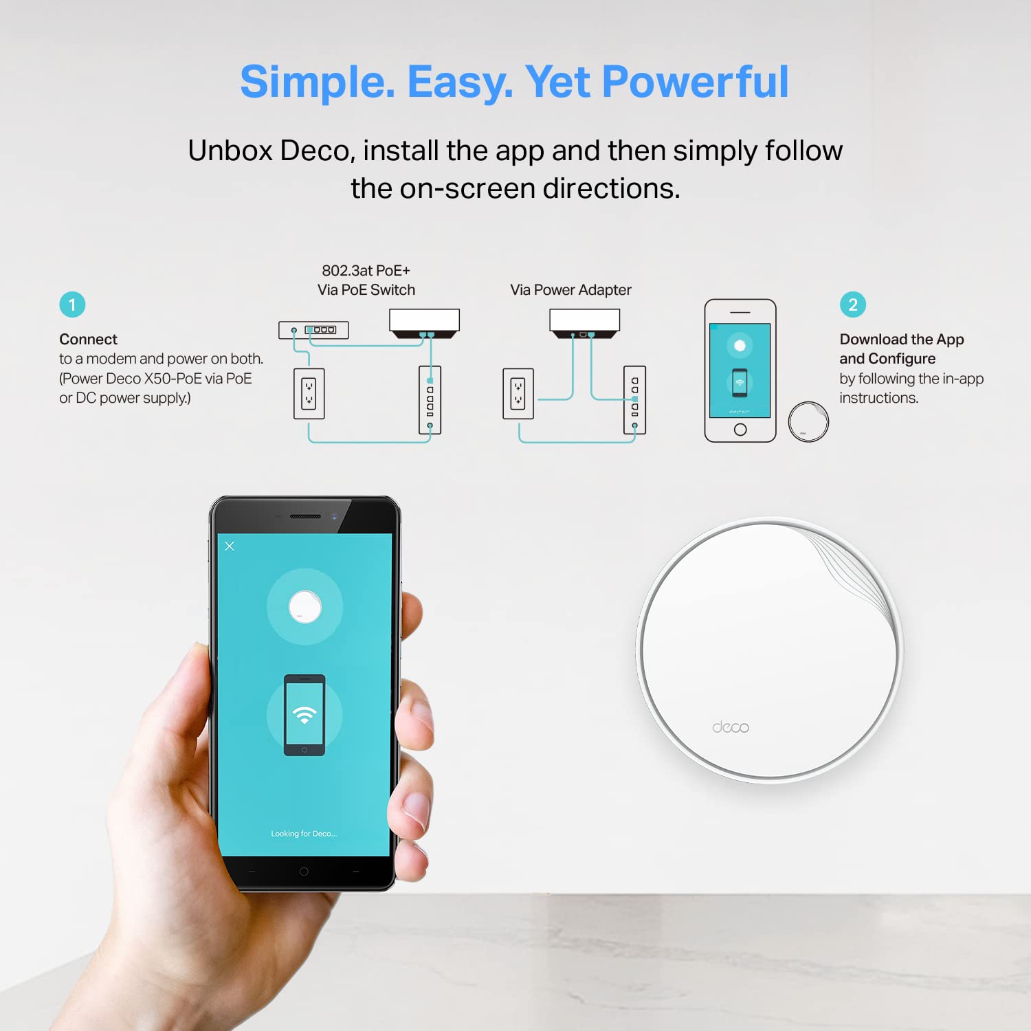 Mua Deco AX3000 PoE Mesh WiFi(Deco X50-PoE), Ceiling/Wall-Mountable ...