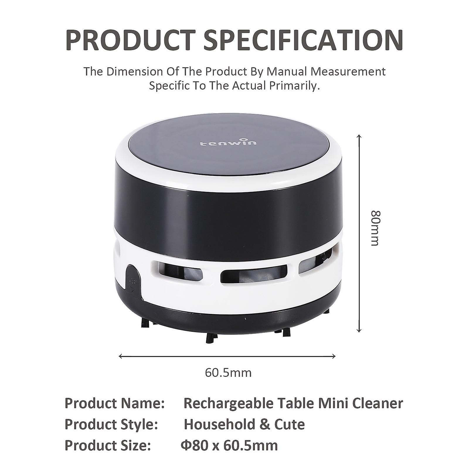Mua Mini Desktop Vacuum Cleaner, Desk Vacuum Cleaner, Battery Powered ...