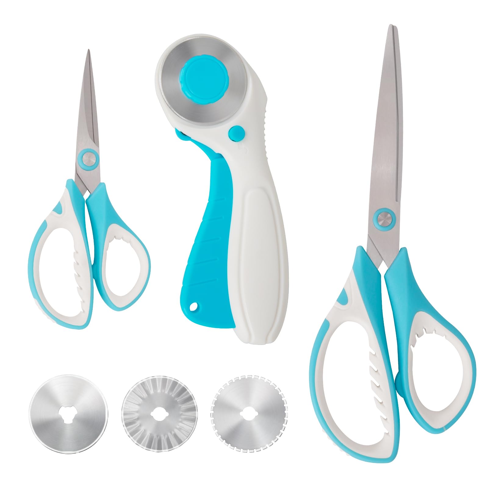 MANUFORE Professional Sewing Scissors Set: Big and Small Scissors ...