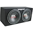 Amazon.com: MTX Terminator Dual 12-Inch Subwoofers with Loaded Enclosure, 1200W Max Power, 400W ...