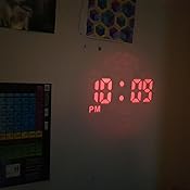 ThinkGizmos Atomic Projection Clock With Temperature TG644 Ceiling/Wall ...