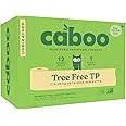 Amazon.com: Caboo Tree Free Toilet Paper, Unbleached, Plastic Free ...