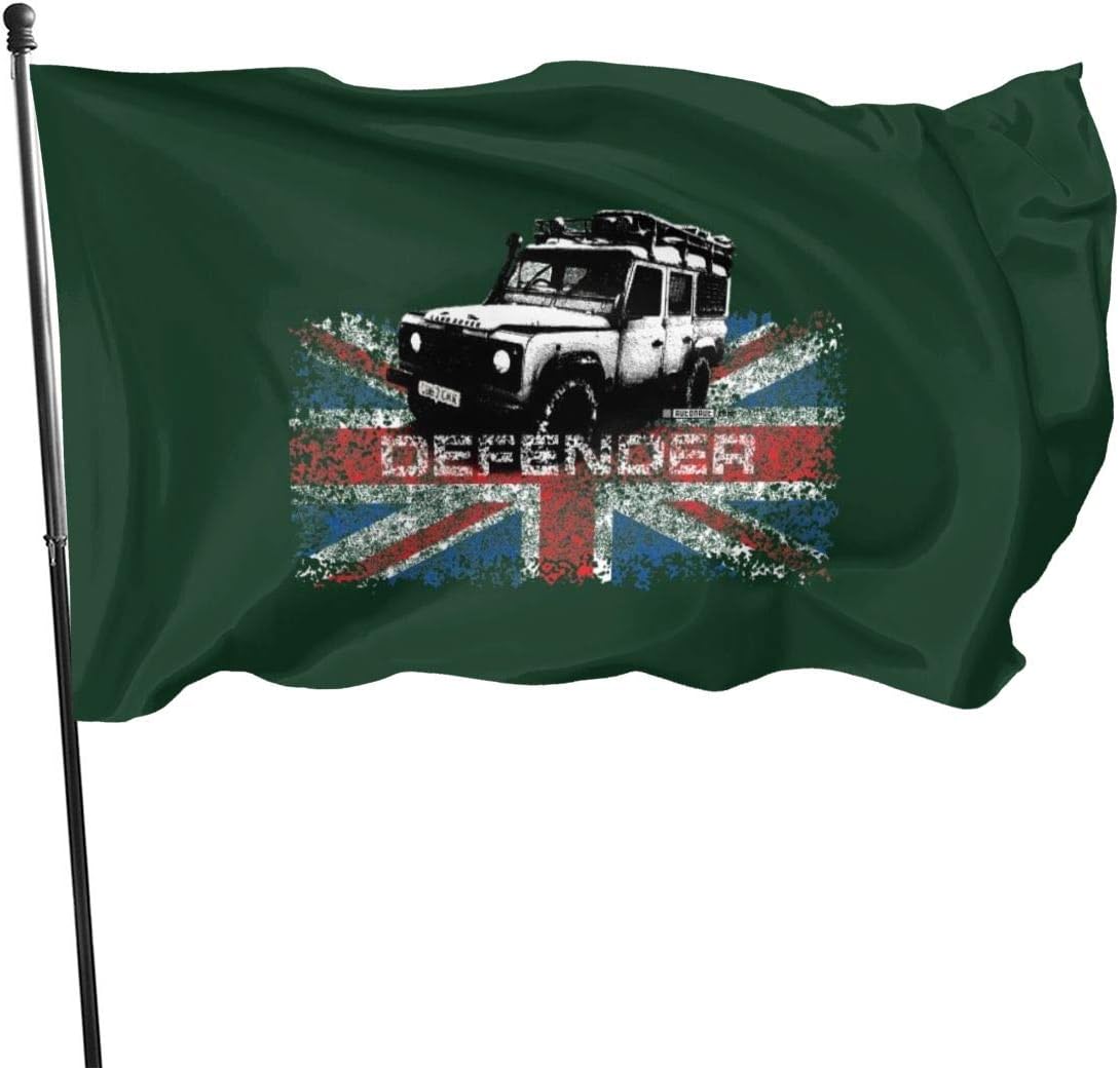 Auto et Moto Generic Brands Drapeaux usés Land Rover Defender 0,9 x 1,5 ...