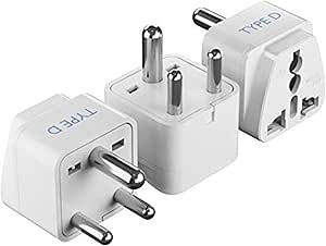 Amazon.com: Ceptics India Travel Plug Adapter (Type D) for Pakistan ...