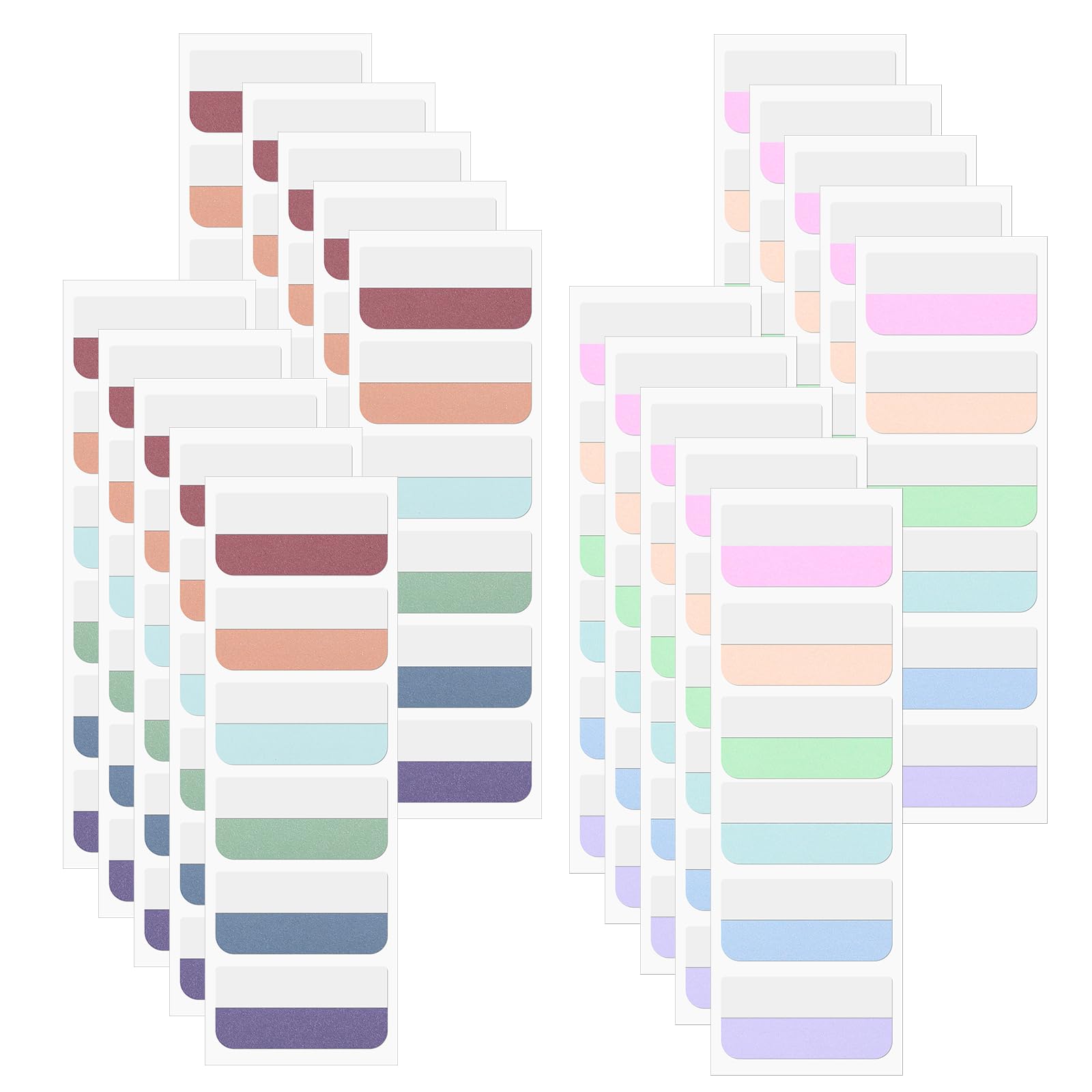 Mua 120 Pcs Colored Book Sticky Index Tabs Dividers Repositionable Book ...