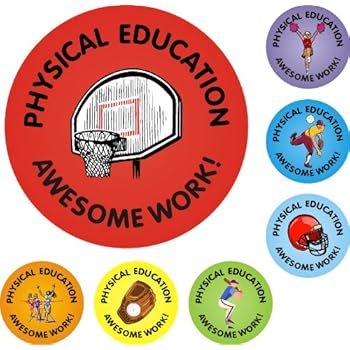 Amazon.com : Learning ZoneXpress Physical Activity Stickers | 200 ...