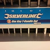 Silverline 323710 Hex Key T-Handle Set 2-10 mm - 10 Pieces: Amazon.co ...