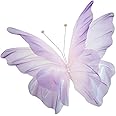 Amazon.com: CNAFGBGG 1PC Silk Butterflies Realistic Fake Butterflies ...