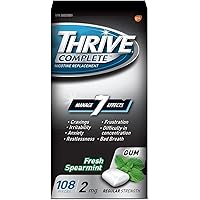 Thrive Nicotine Lozenges, Quit Smoking Aid, Mint Flavour, 1mg Regular ...