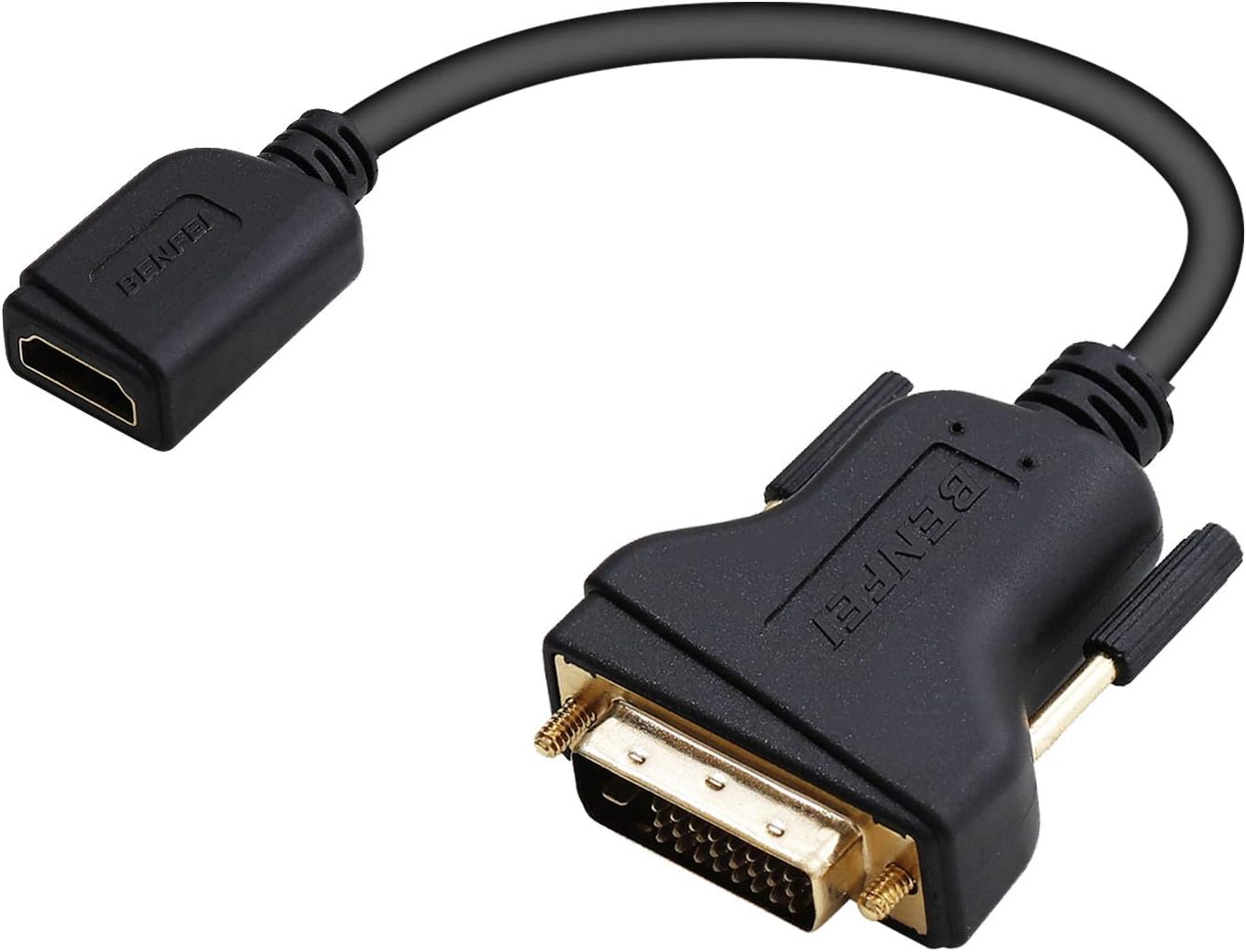 BENFEI HDMI to DVI Adapter Cable, Bidirectional DVI-D 24+1 DVI Male to ...