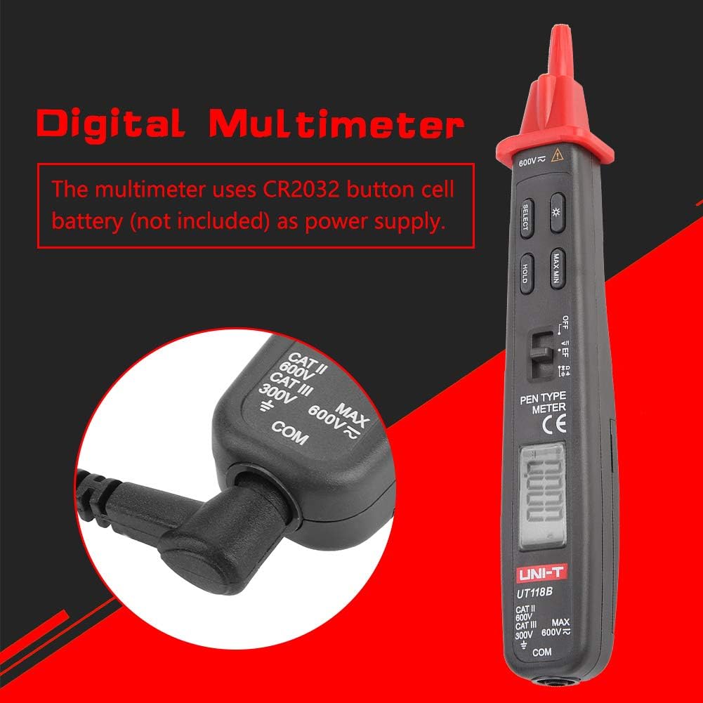 Pen-Type multimeter UT118B Handheld Digital Multimeter AC/DC Voltmeter ...